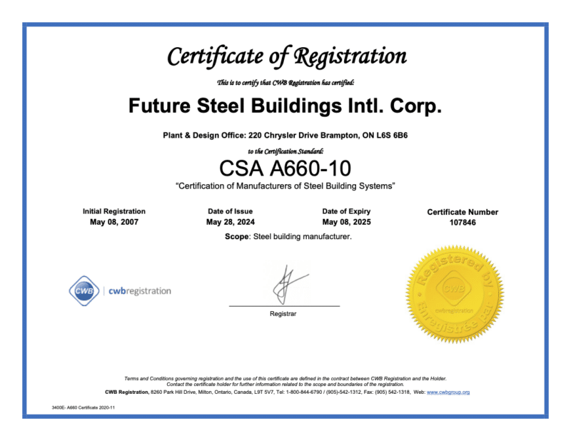 Our Certifications & Compliance | Future Buildings