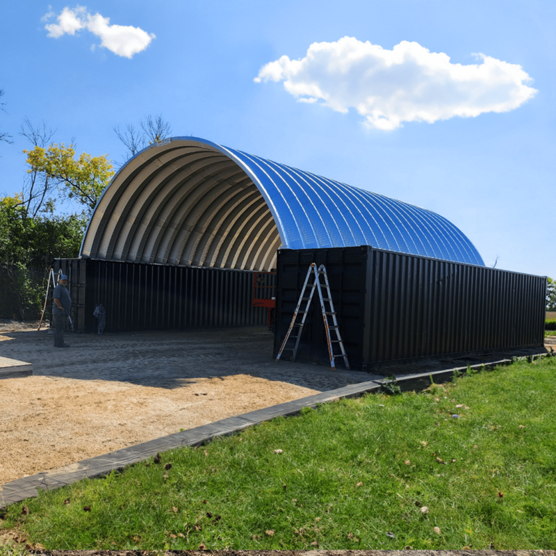 Prefab Container Covers - Canada and US - Future Buildings